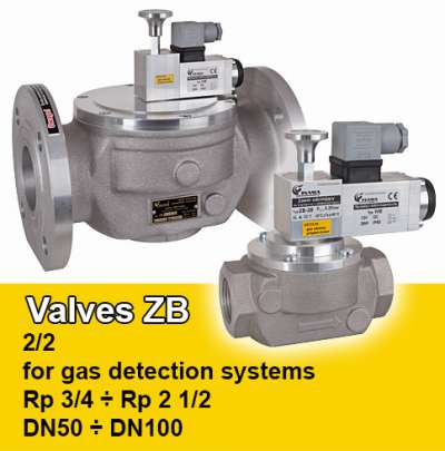 Valves for gas detection systems – Zawory, elektrozawory, zawory ...